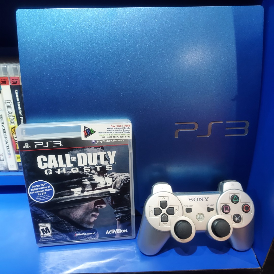 PS3 Slim Blue color, Video Gaming, Video Game Consoles, PlayStation on ...