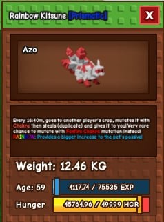 Grow a Garden Items, Pets Forsale | Dragonfly | Corrupted Kitsune ...