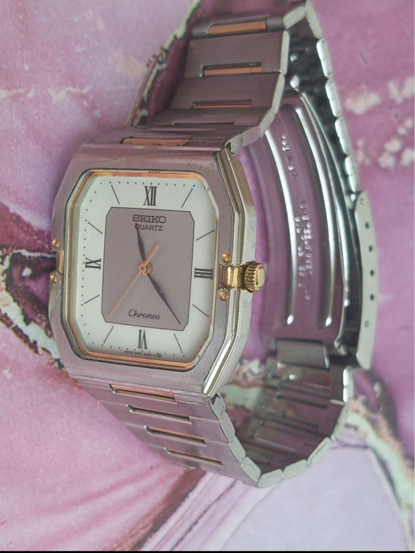 Seiko Vintage Chronos Quartz, Men's Fashion, Watches & Accessories ...