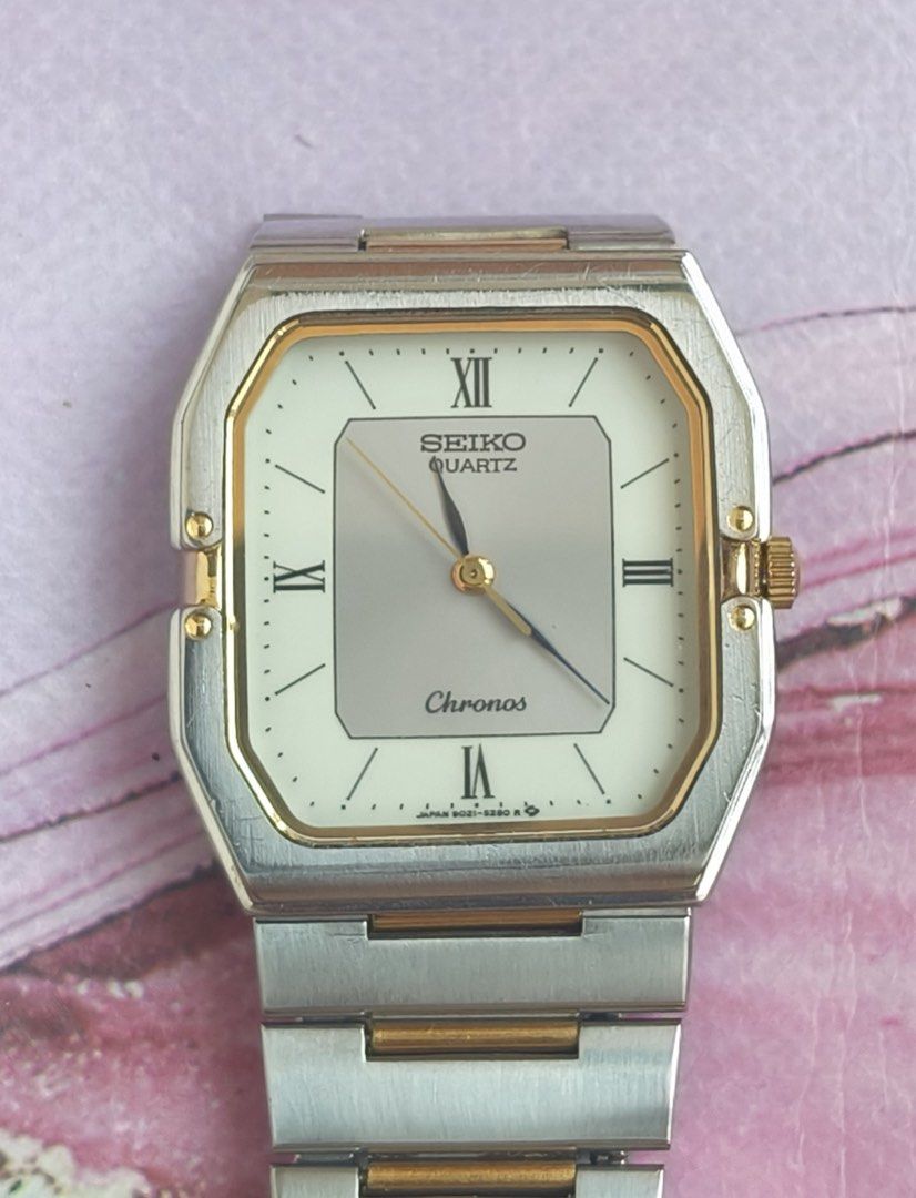 Seiko Vintage Chronos Quartz, Men's Fashion, Watches & Accessories ...