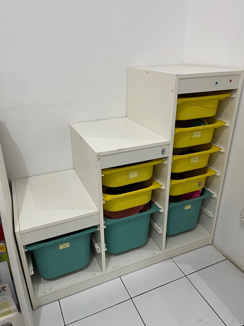 SET RAK MAINAN ANAK IKEA TROFAST, Perabotan Rumah di Carousell