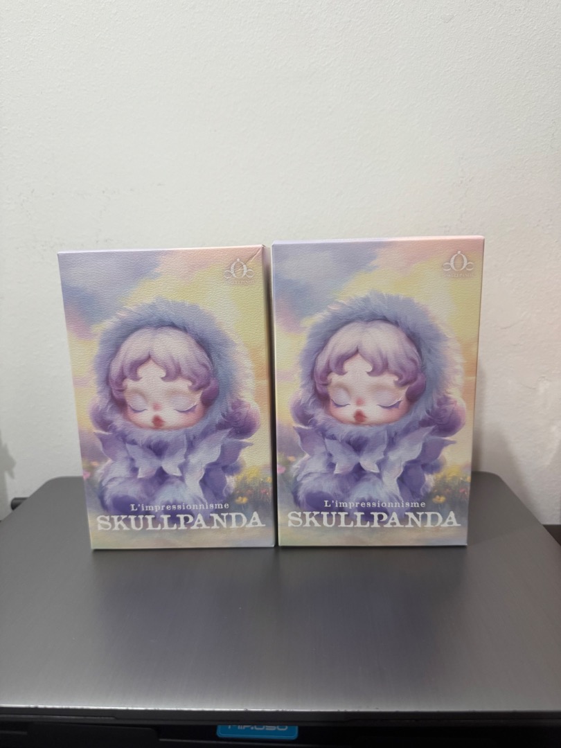 Skullpanda Impressionnisme blind box - skullpanda v2 plush pendant ...