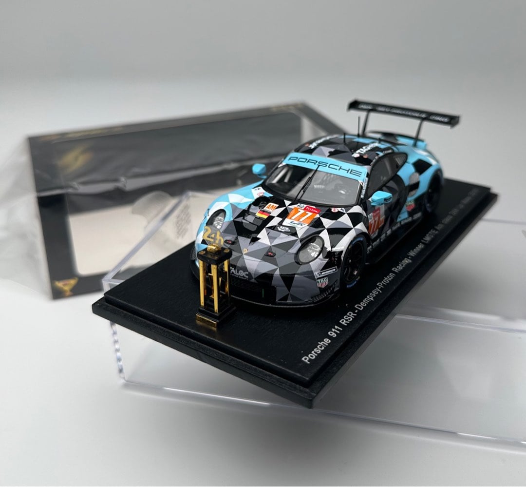 Spark 1:43 Porsche 911 991 RSR Dempsey Proton Racing Winner Le Mans LMGTE, 興趣及遊戲, 玩具 & 遊戲類 ...