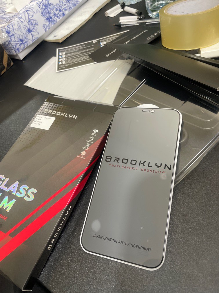 Tempered glass brooklyn ip 12 pro max, Telepon Seluler & Tablet ...