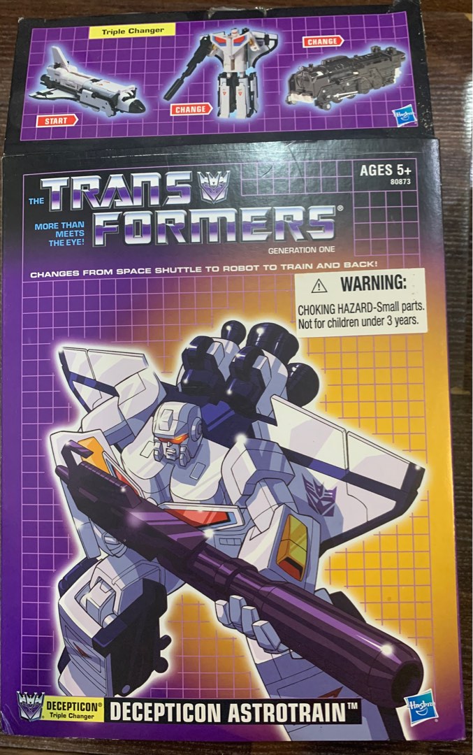 Transformers Generation One Decepticon Astrotrain, Hobbies & Toys, Toys ...