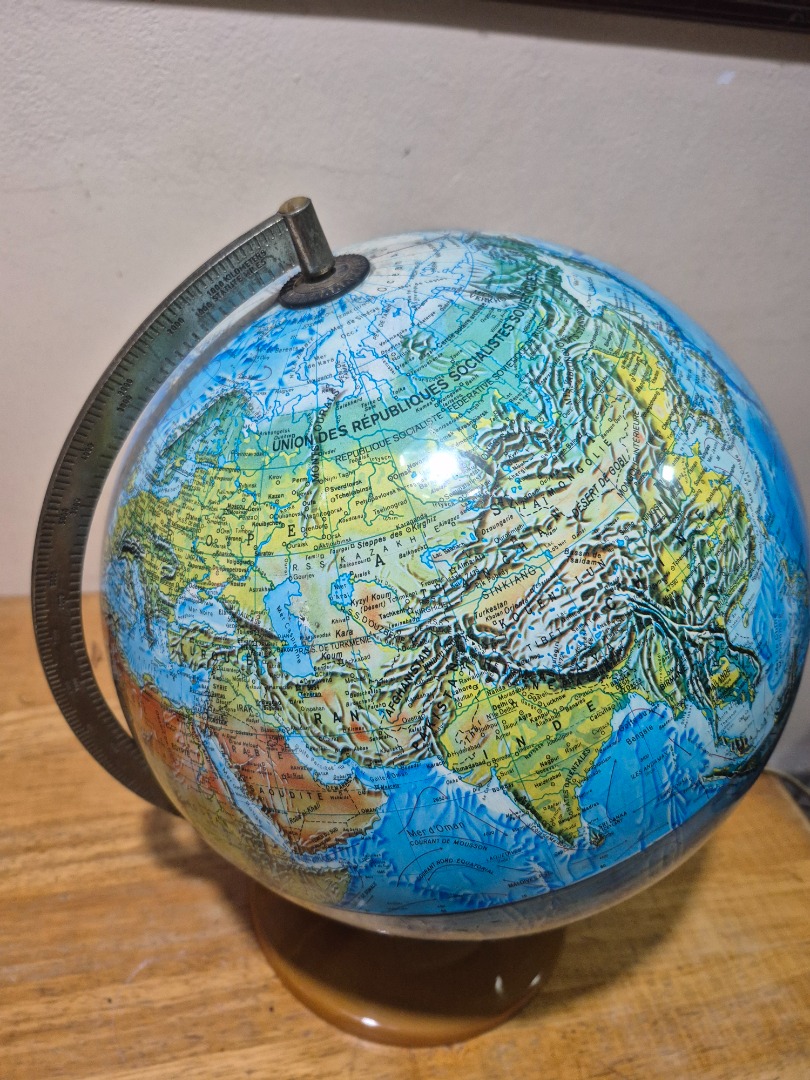 Vintage Lighted/Illuminated Scan-Globe A/S Denmark, Hobbies & Toys ...
