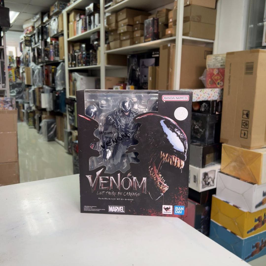 [放得高搵鬍鬚] 不二不議 SHF Venom (Let There Be Carnage), 興趣及遊戲, 玩具 & 遊戲類 - Carousell