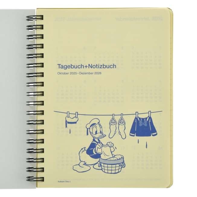 日本 Disney Store 直送 CALENDAR＆ORGANIZER 2026 系列 Rollbahn X Disney Donald ...