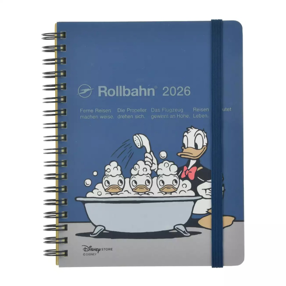 日本 Disney Store 直送 CALENDAR＆ORGANIZER 2026 系列 Rollbahn X Disney Donald ...