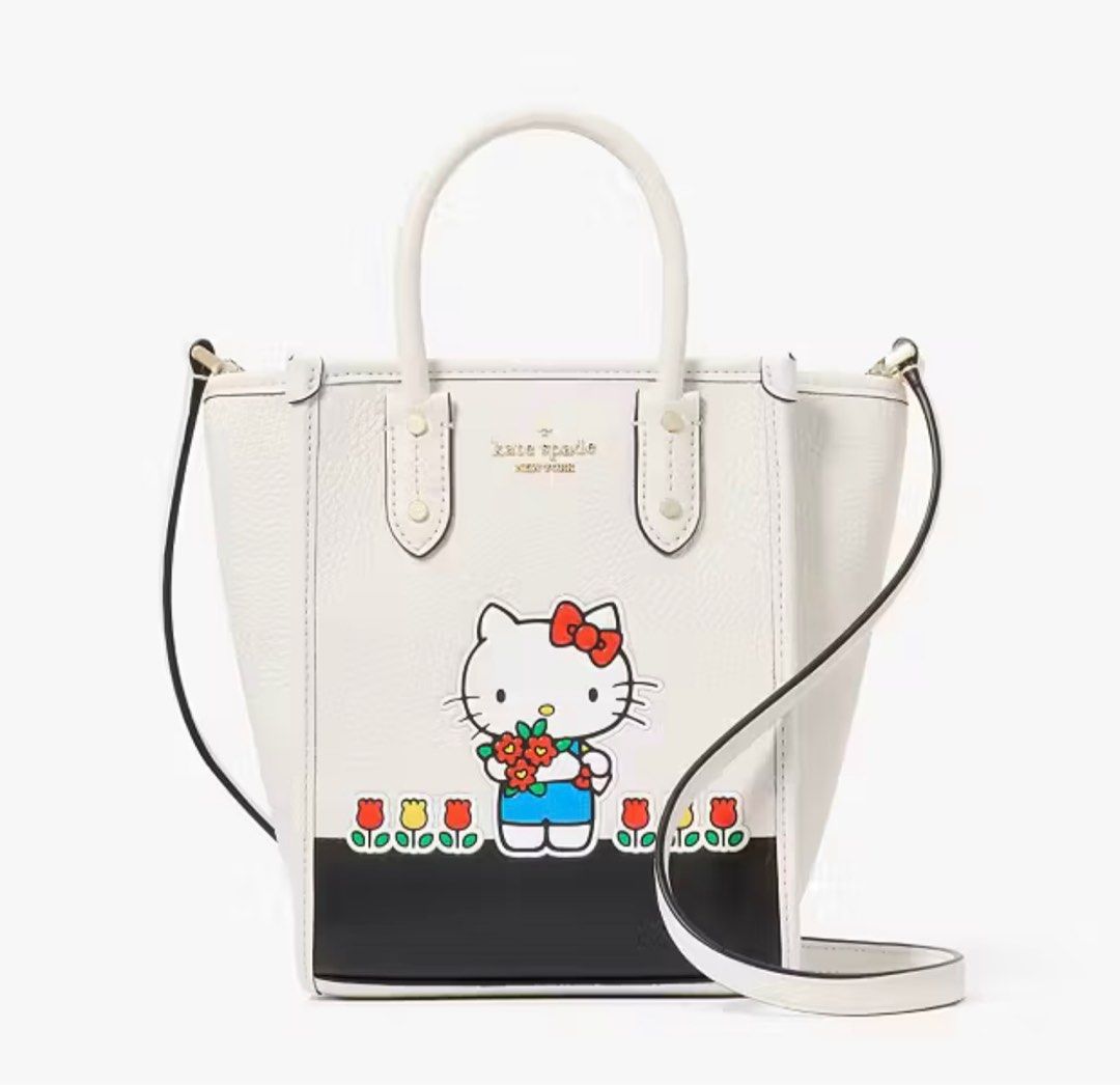 🌷 Kate Spade New York X Hello Kitty Ella Mini Tote, Women's Fashion ...