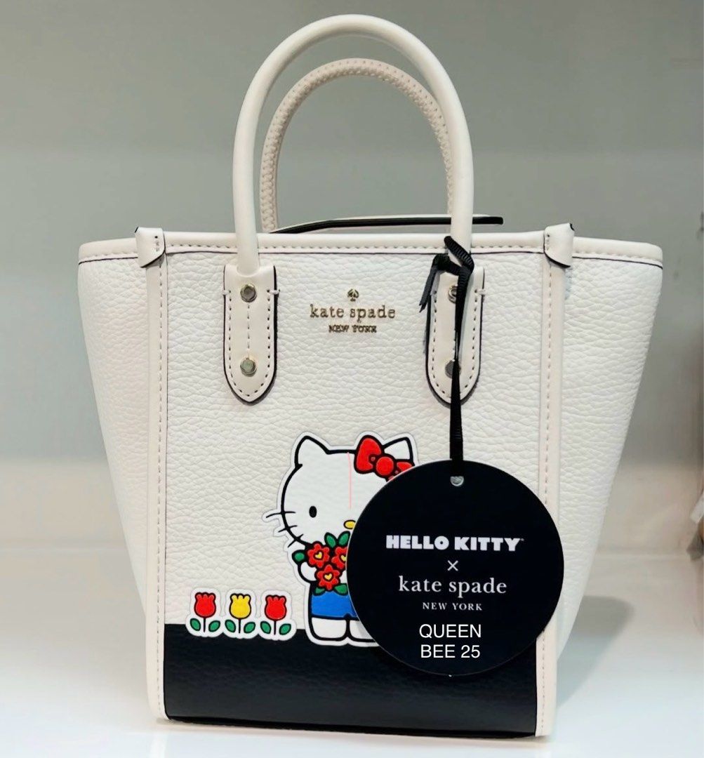 🌷 Kate Spade New York X Hello Kitty Ella Mini Tote, Women's Fashion ...