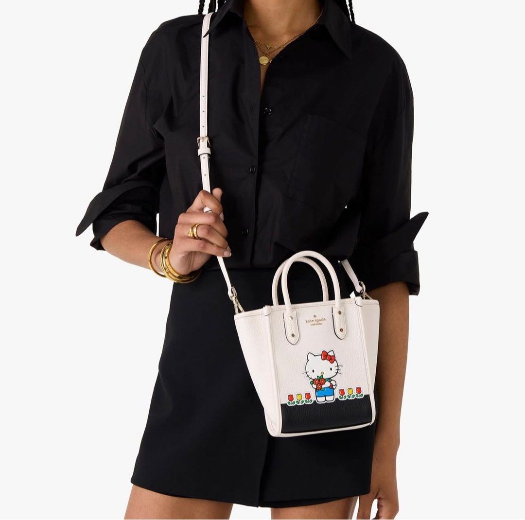 🌷 Kate Spade New York X Hello Kitty Ella Mini Tote, Women's Fashion ...