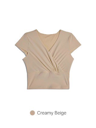 Andar Be-Free Cap Sleeve Wrap Longline Bra, Women's Fashion, Activewear ...