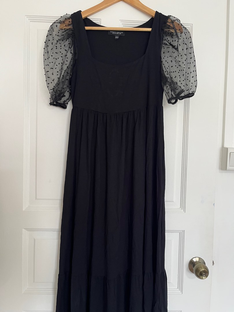 Black maxi dreas, Women's Fashion, Dresses & Sets, Dresses on Carousell