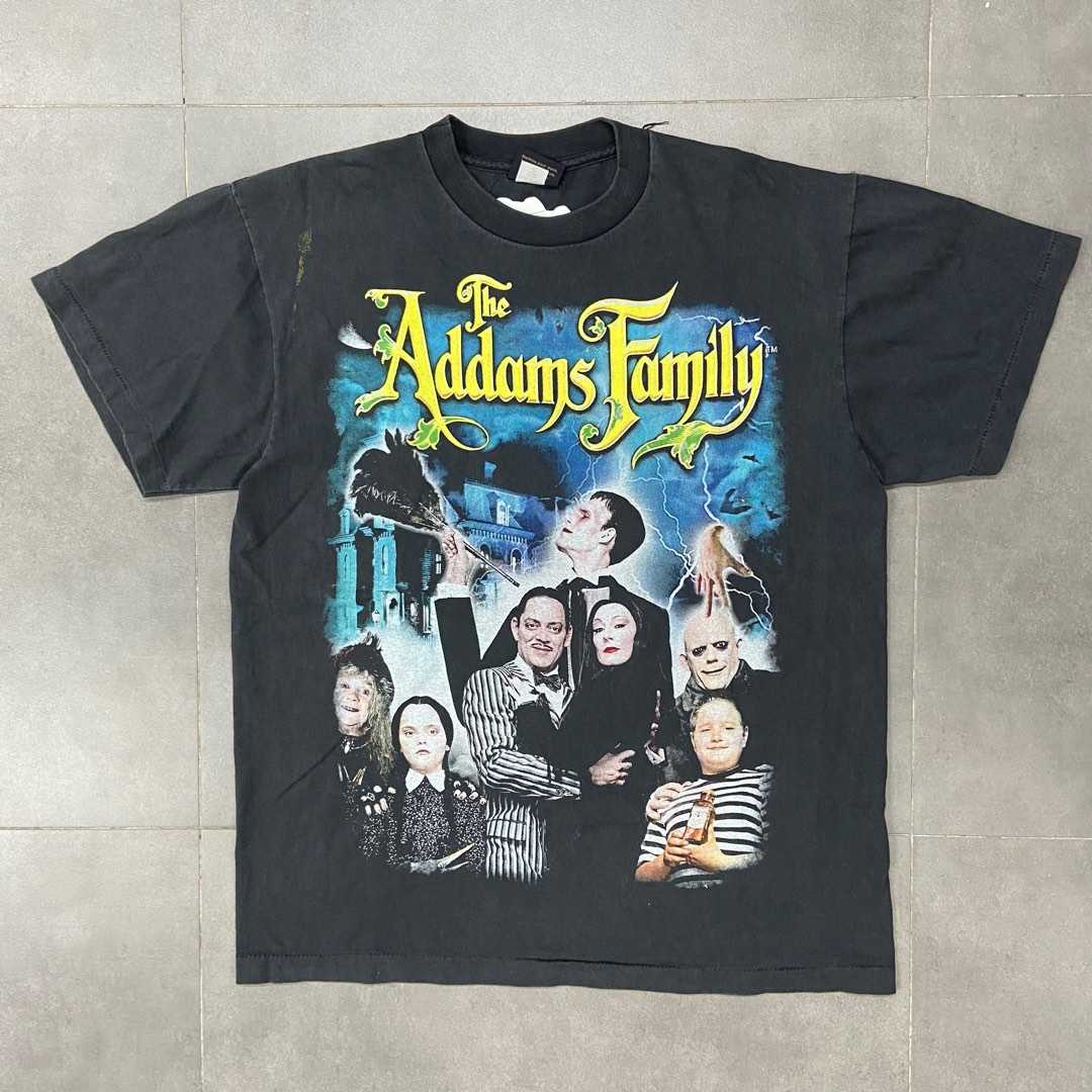 Bootleg The Adams Family Tee, Men's Fashion, Tops & Sets, Tshirts ...