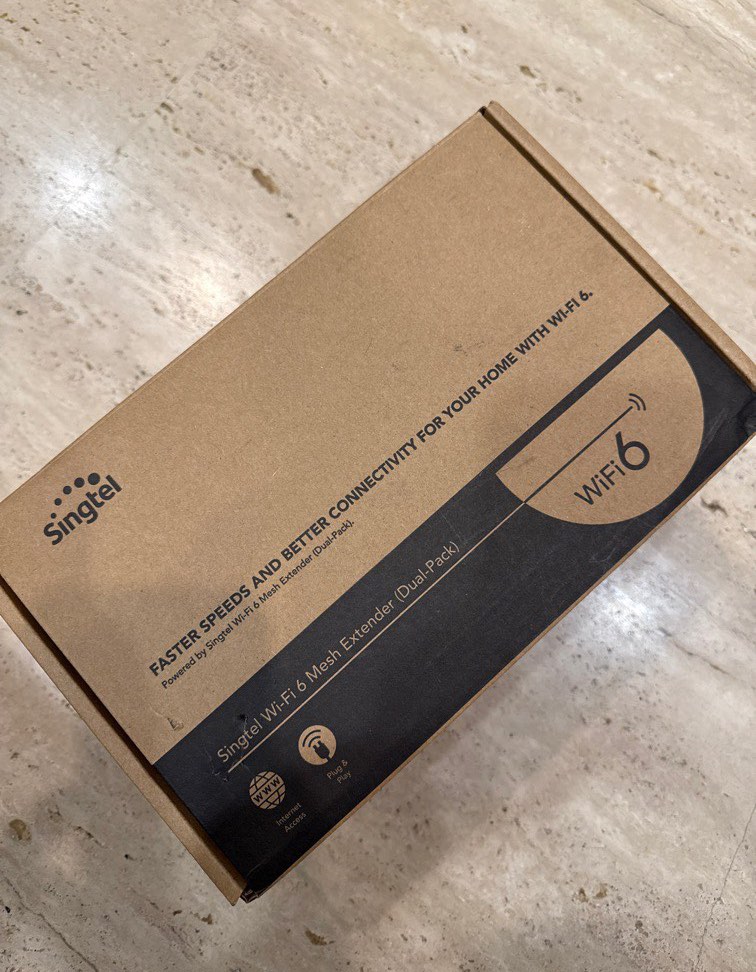 Brand New in box SingTel wifi 6 Extender (Dual Pack), Computers & Tech ...