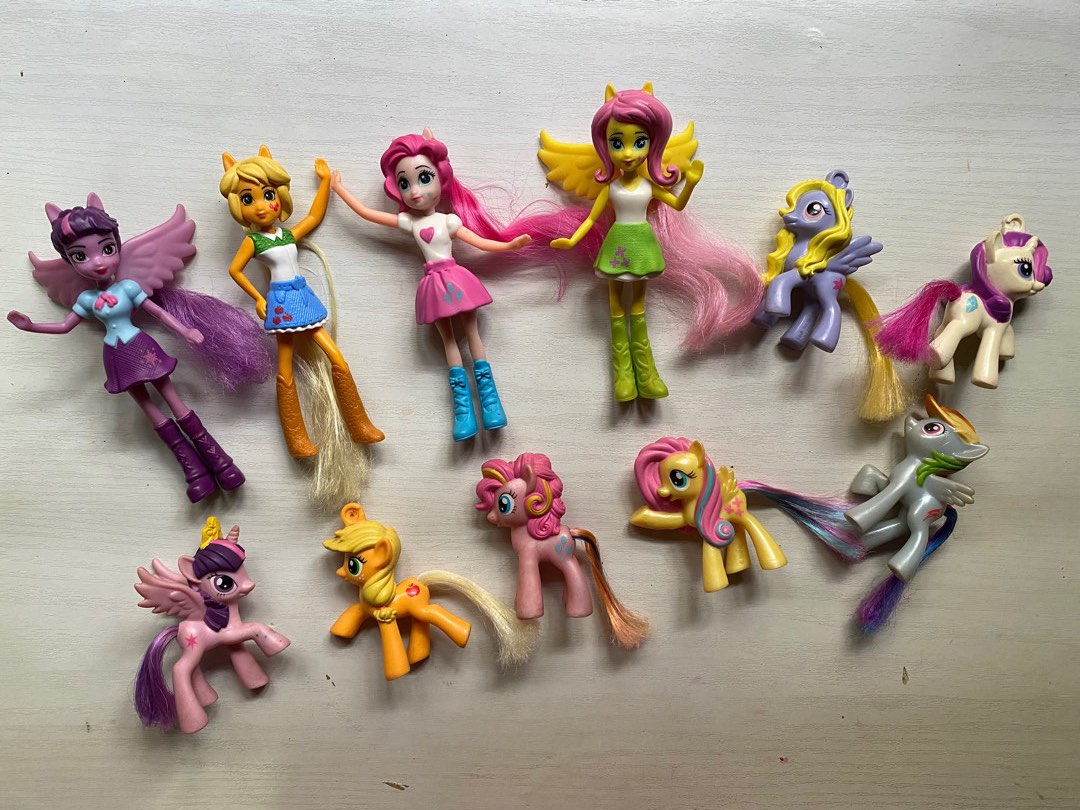 BUNDLE My Little Pony McDonalds Happy Meal Toys, Hobbies & Toys, Toys ...