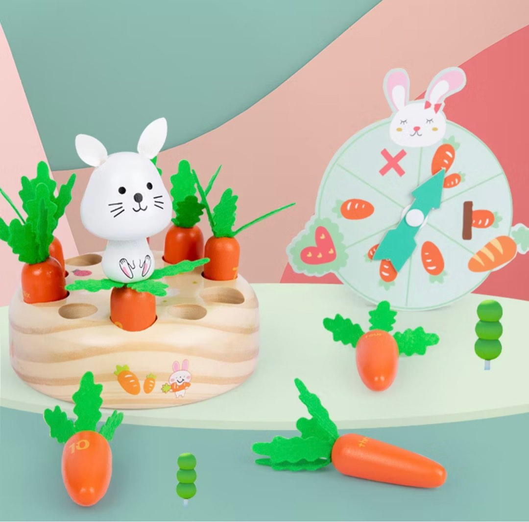 Carrot Pulling Educational Play, Babies & Kids, Infant Playtime on ...