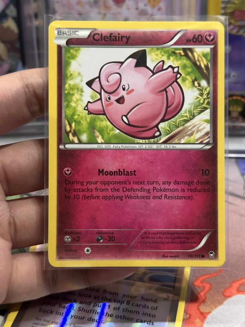 Clefairy #70 Pokemon Furious Fists, Hobbies & Toys, Toys & Games on ...