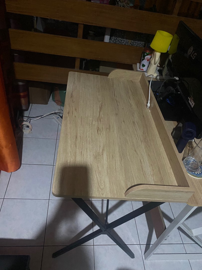 Computer Table / Office Table 90CM Oak, Furniture & Home Living, Office ...
