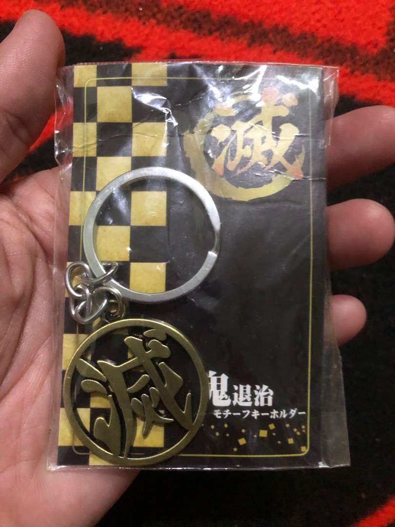 Demon Slayer metal emblem charm, Hobbies & Toys, Toys & Games on Carousell