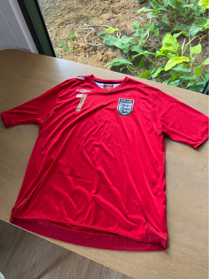 England 2006 World cup Away kit (ORIGINAL), Men's Fashion, Activewear ...