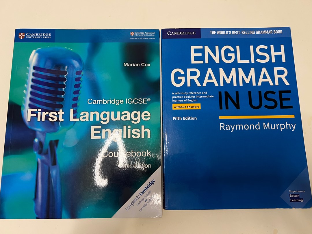 English grammar in use (Raymond Murphy) fifth edition + Cambridge IGCSE ...
