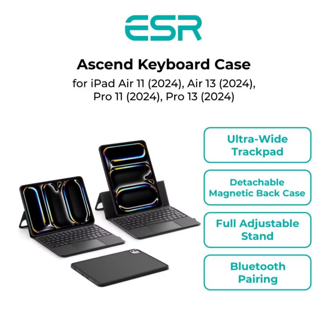 ESR Ascend Magnetic IPad Pro M4 13 inch Magic Keyboard Case, Mobile ...