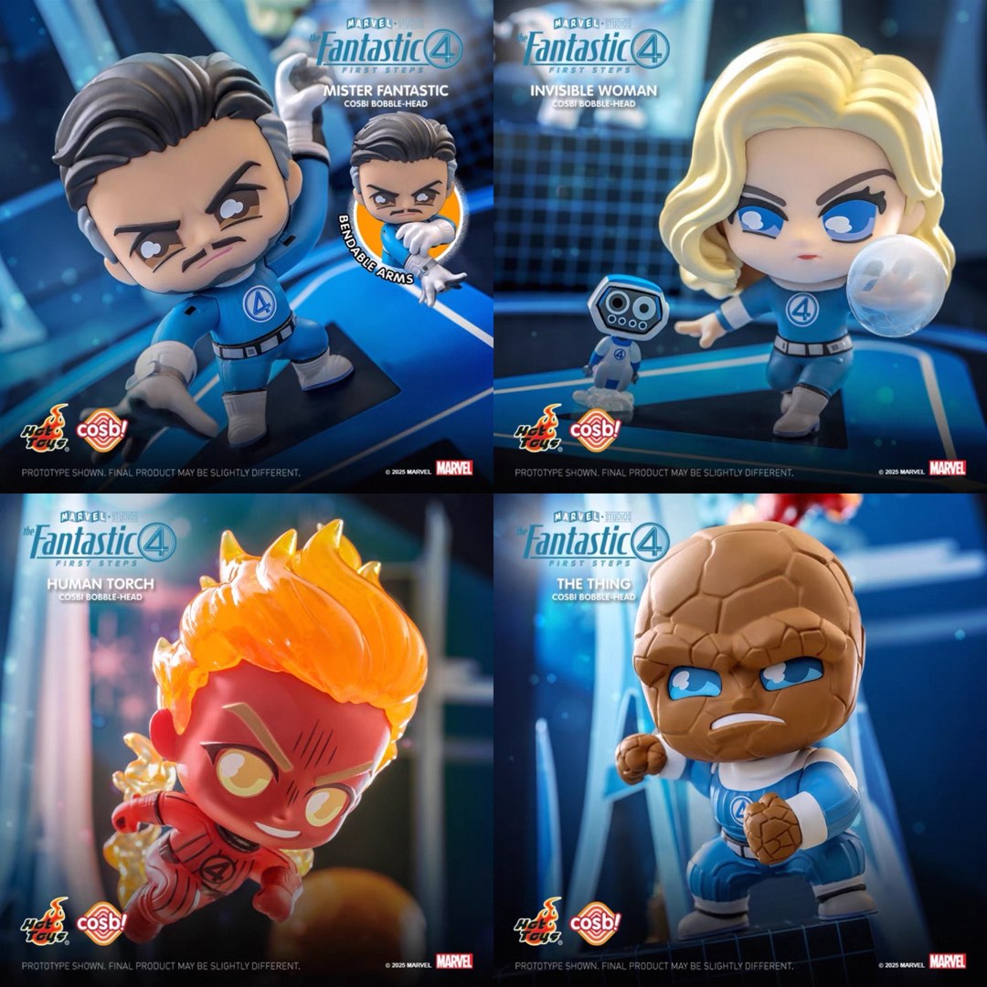 Hot Toys Cosbi The Fantastic 4 four: First Steps Cosbi Bobble-Head ...