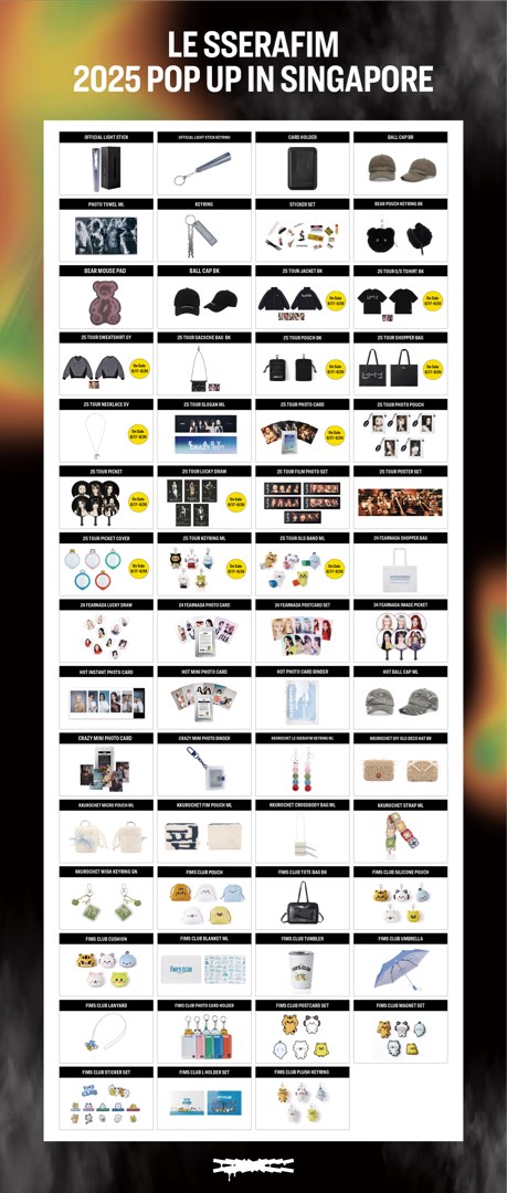 HTB lesserafim pop up SG, Hobbies & Toys, Memorabilia & Collectibles, K ...