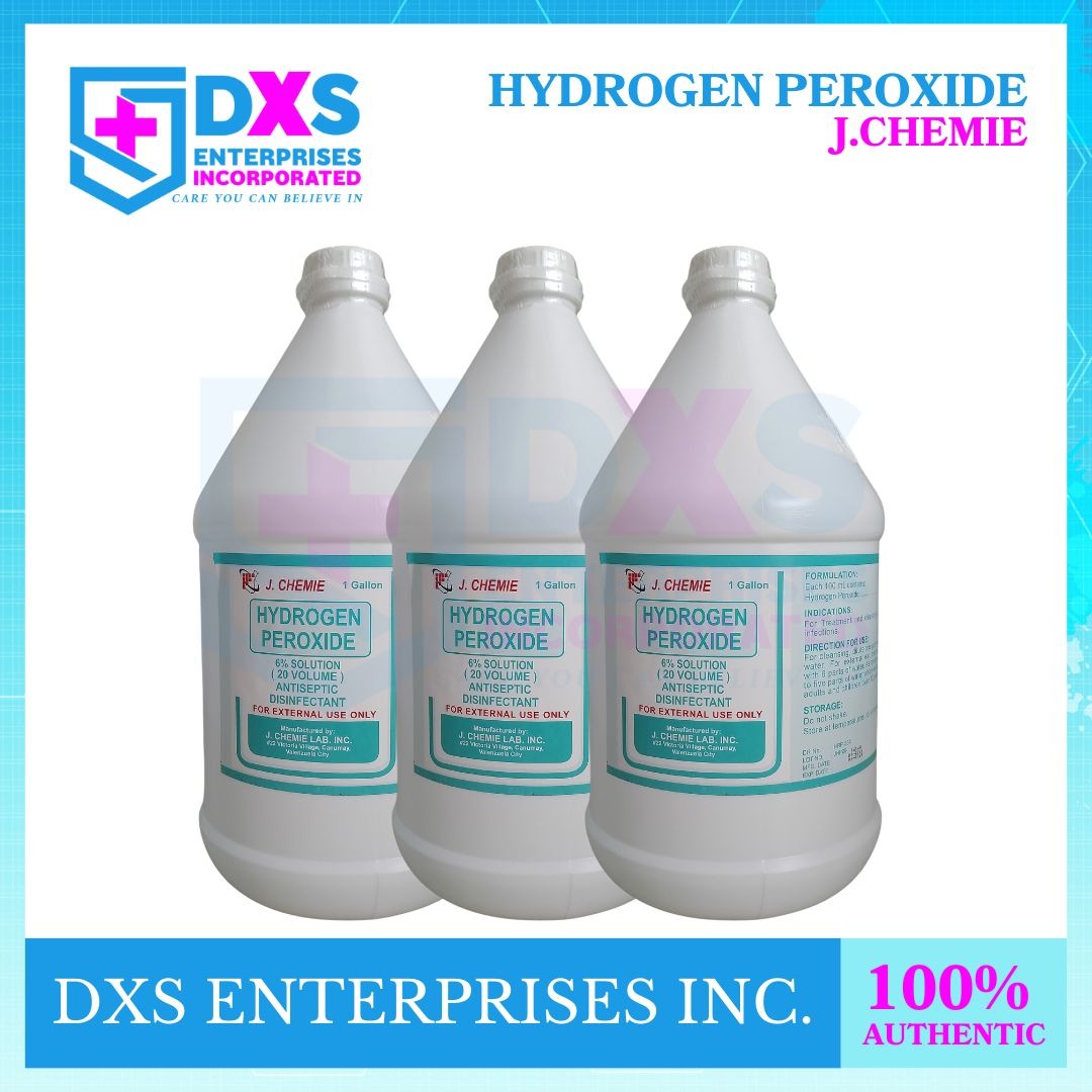 HYDROGEN PEROXIDE J. CHEME 1 GALLON, Health & Nutrition, Medical ...