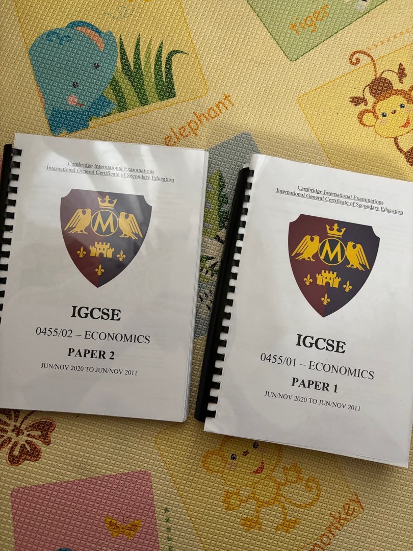 IGCSE PAST PAPER - 0455 Economics, Hobbies & Toys, Books & Magazines ...