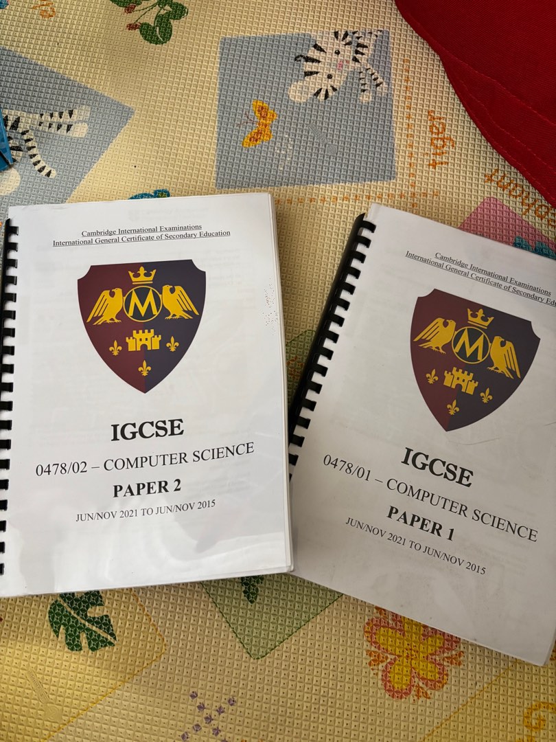 IGCSE PAST PAPER - 0478 Computer Science, Hobbies & Toys, Books ...