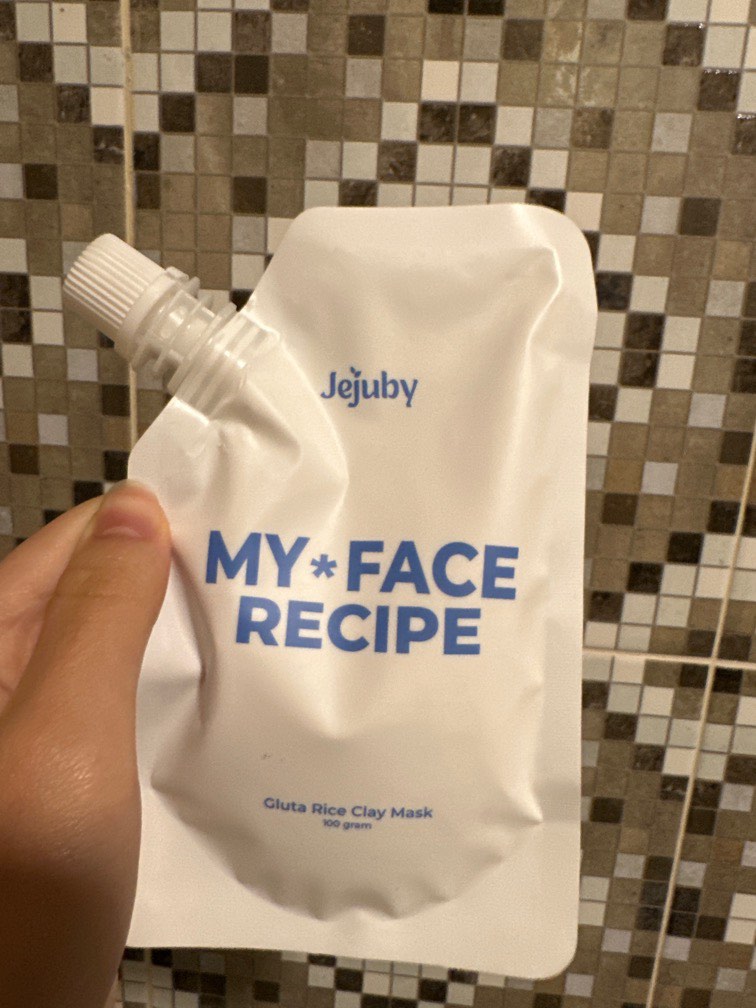 Jejuby my face recipe Gluta rice clay mask, Beauty & Personal Care ...