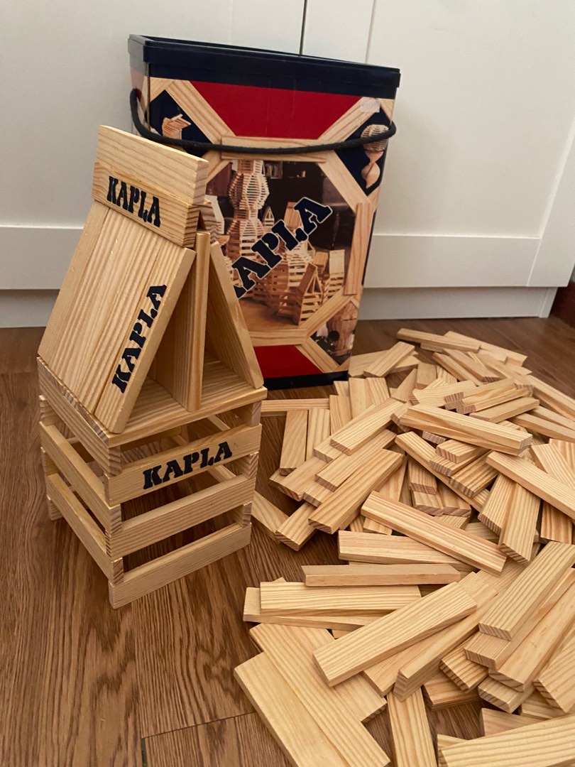 Kapla Wooden Construction Kit 200 Bricks, Hobbies & Toys, Toys & Games ...