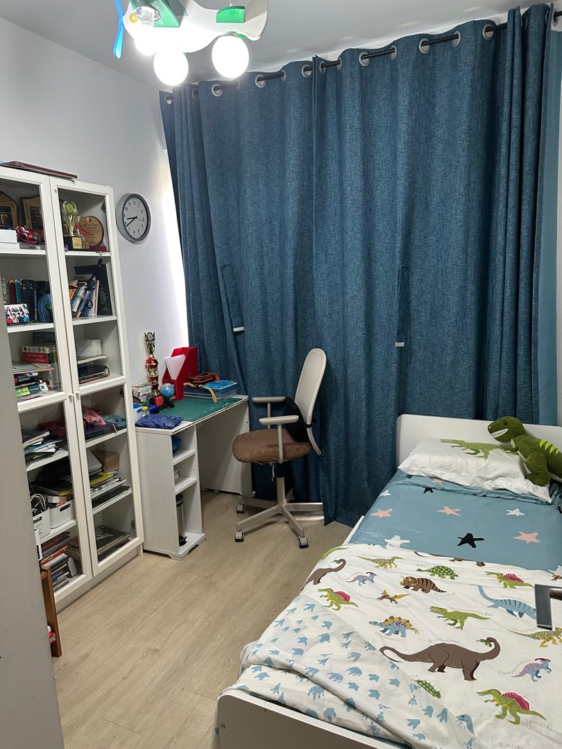 Kids room makeover - Full set (Cot, Mattress, Study table, Study chair ...