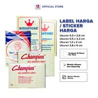 Label Harga Stiker Nama Undangan Champion No 99 No 103 No 112 Isi 7 ...
