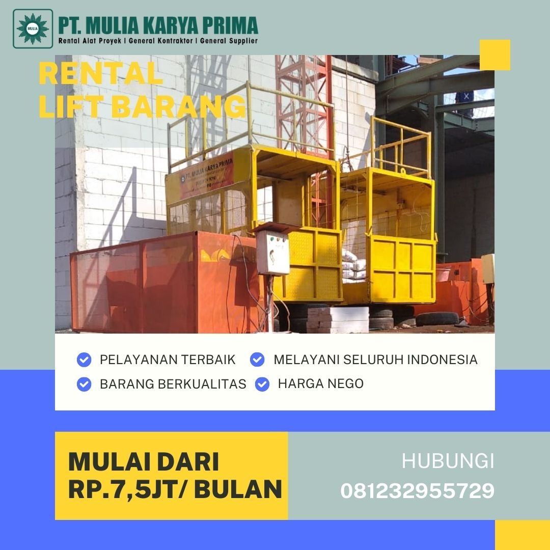 Lift Barang Kampar Provinsi Riau | Lift Material | Lift Proyek | Alimak ...