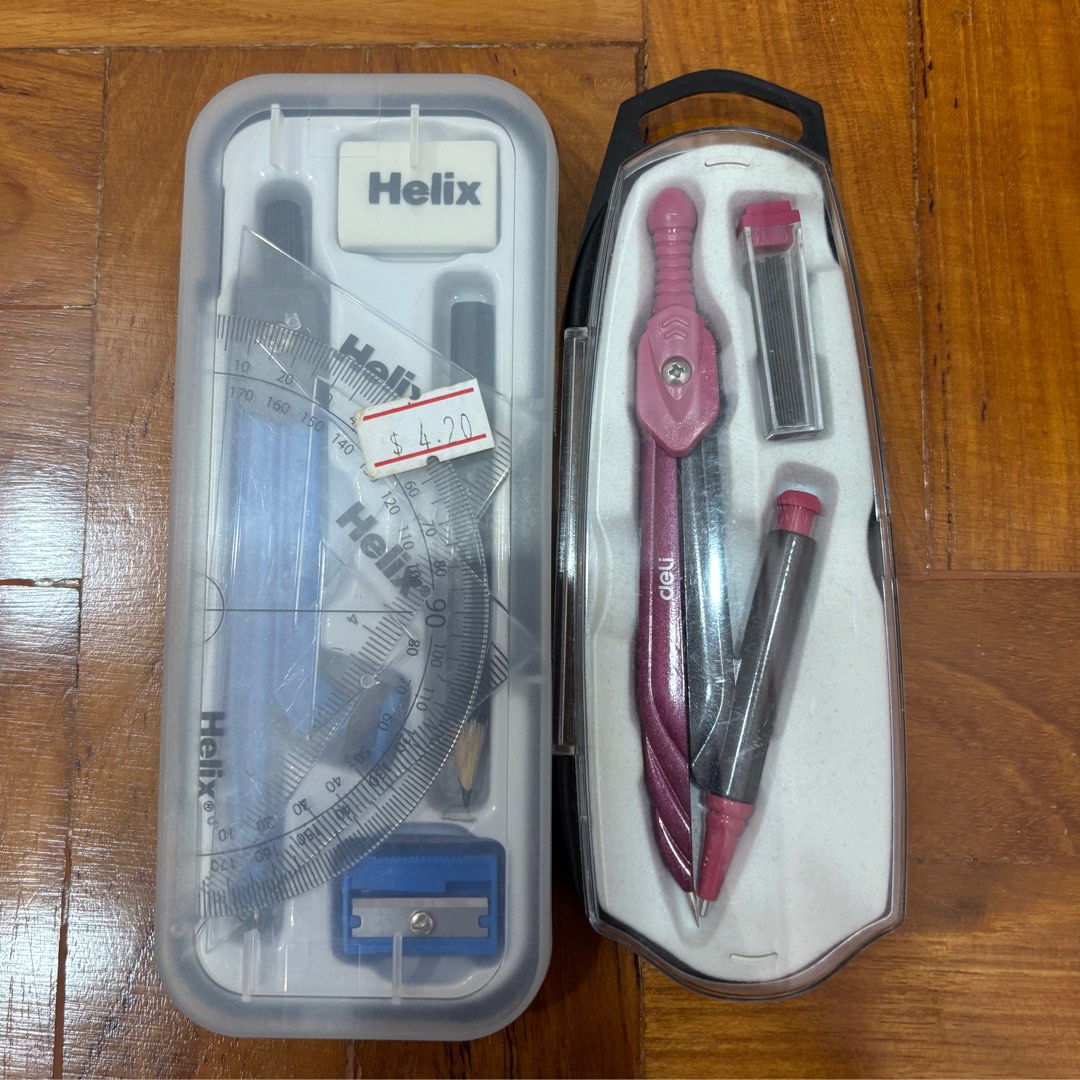 Mathematical Instruments Geometry Set, Hobbies & Toys, Stationery ...