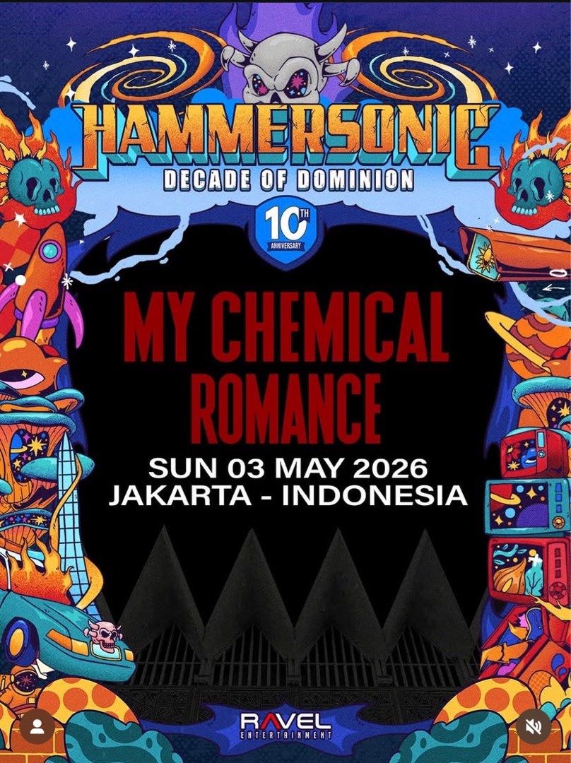 MCR - HAMMERSONIC 2026 DAY 2, Tiket & Voucher, Tiket Acara di Carousell