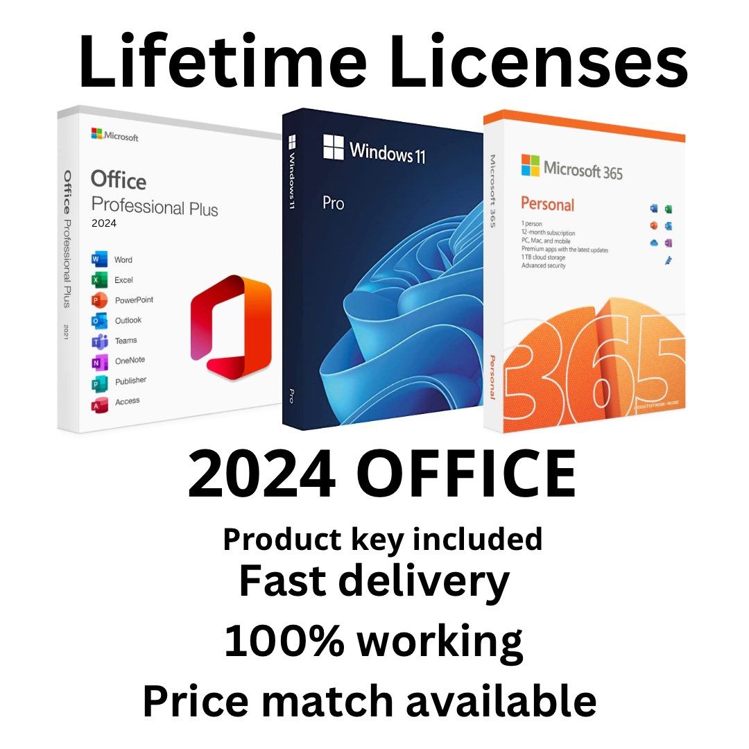 Microsoft office 2024 2021 2019 2016 Professional Plus Office 365 ...