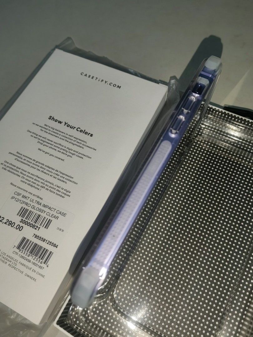 NWT 💯 Legit Casetify Clear Ultra Impact Hard Case for Iphone 12 / 12 ...