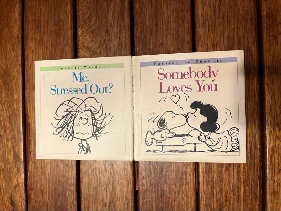 Peanuts Wisdom & Passionate Peanuts 正能量花生漫畫迷珍藏 Snoopy Fans最愛, 興趣及遊戲, 書本 ...