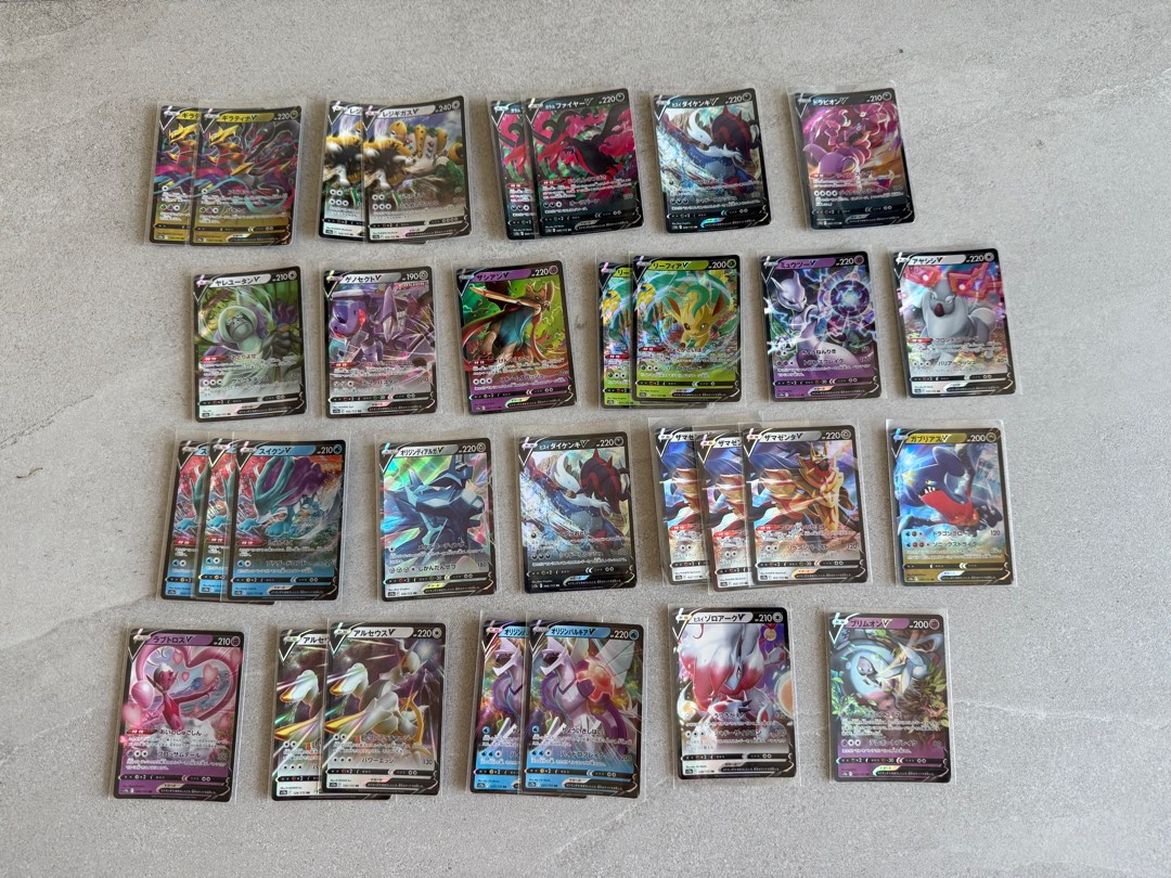 Pokemon Japanese V Star Universe Singles Raw Giratina Regigigas ...