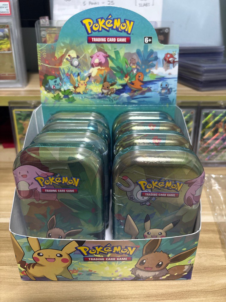 Pokemon Kanto Friends Mini Tins, Hobbies & Toys, Toys & Games on Carousell