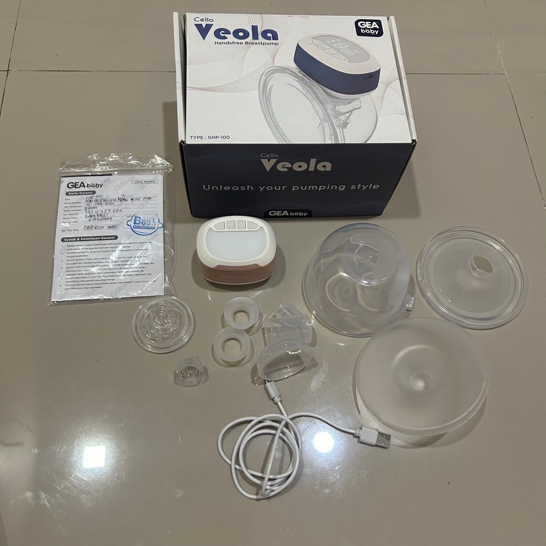 Pompa asi handsfree gea baby cello veola, Bayi & Anak, Lainnya di Carousell