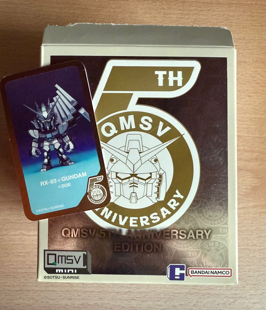 QVMS高達五周年版, 興趣及遊戲, 玩具 & 遊戲類 - Carousell