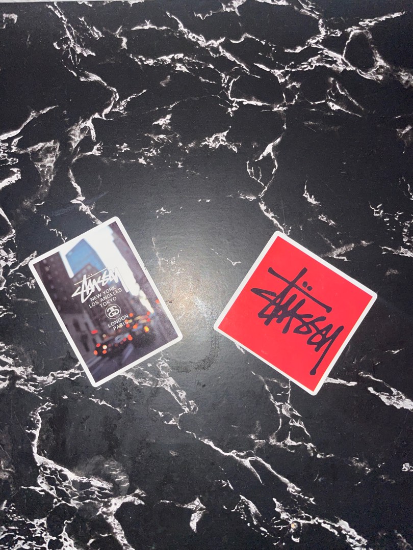 STICKER STUSSY, Men's Fashion, Activewear on Carousell