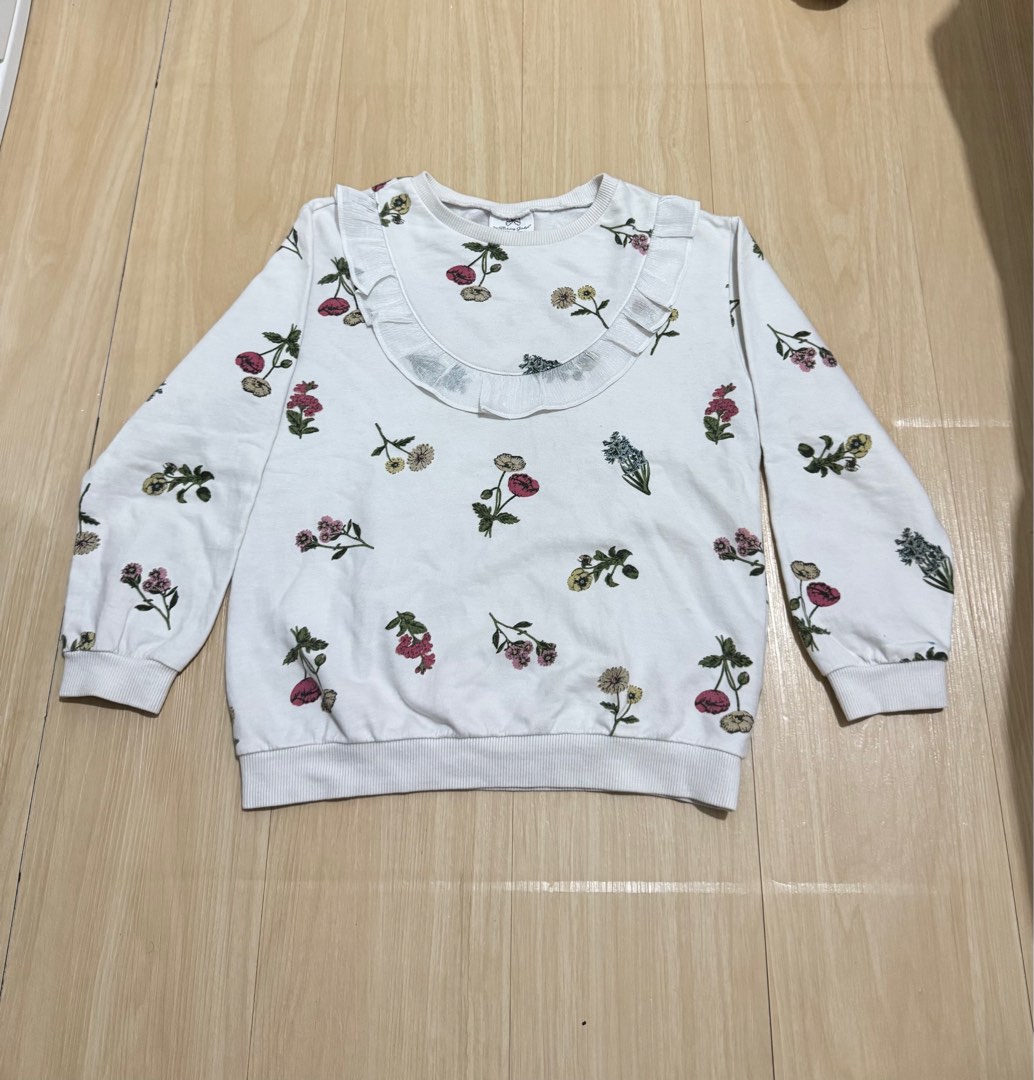 Sweater anak bunga 4-6 tahun, Bayi & Anak, Baju Anak Perempuan, 4 ...