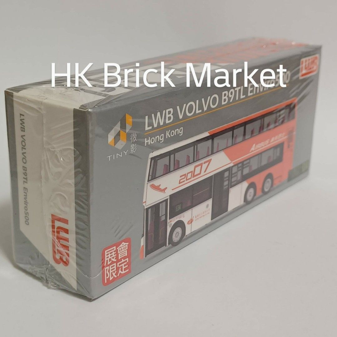 Tiny 微影 lwb kmb 龍運巴士 展會限定 limited edition volvo b9tl Enviro500 kmb2023118 E34 天水圍市中心 1:110, 興趣及 ...